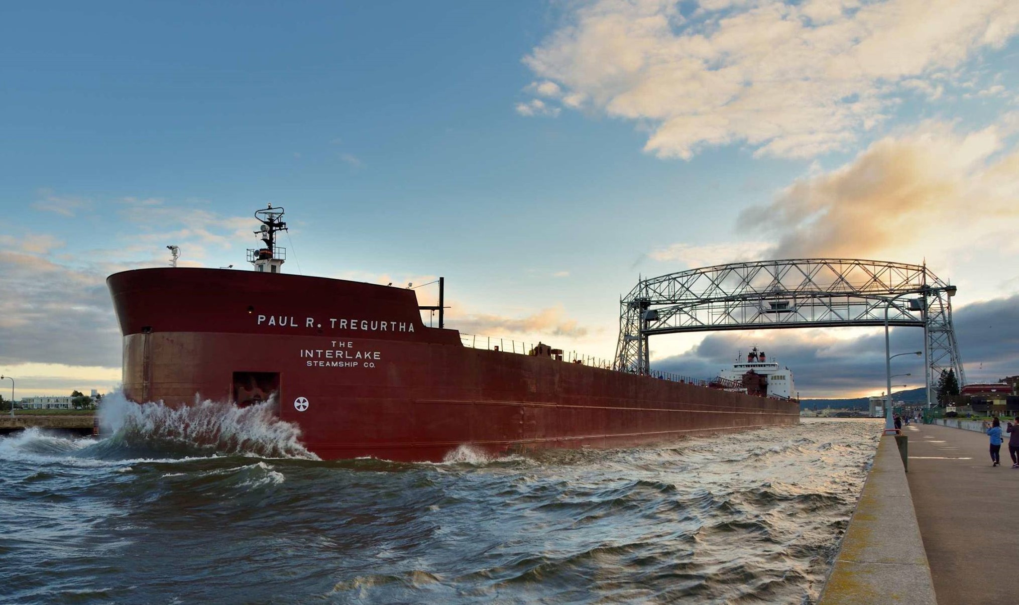Over 100 freighters transport iron ore across the Great Lakes ...